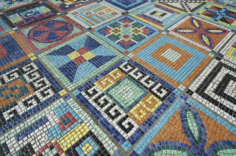 Mosaico colorido imagem de stock. Imagem de interior - 38424767