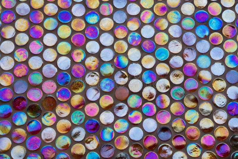 Mosaico iridescente fotografia stock. Immagine di vibrante - 41412224