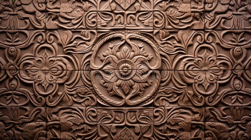 Mosaics clay wall texture stock illustration. Illustration of refined ...