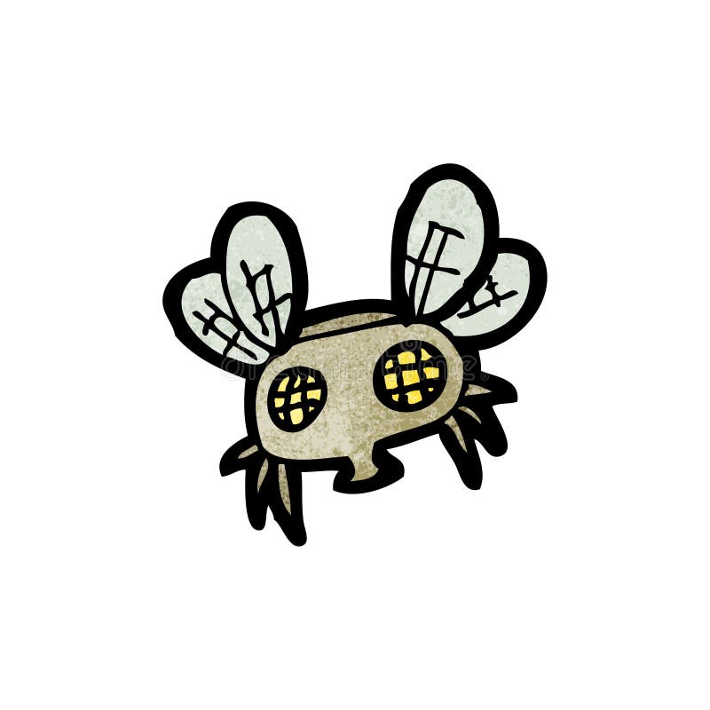 Mosca Dos Desenhos Animados Ilustração do Vetor - Ilustração de artwork ...