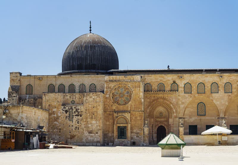 Gerusalemme, Palestina, Israele 14 Agosto 2015 - La Moschea Di Al-Aqsa ...