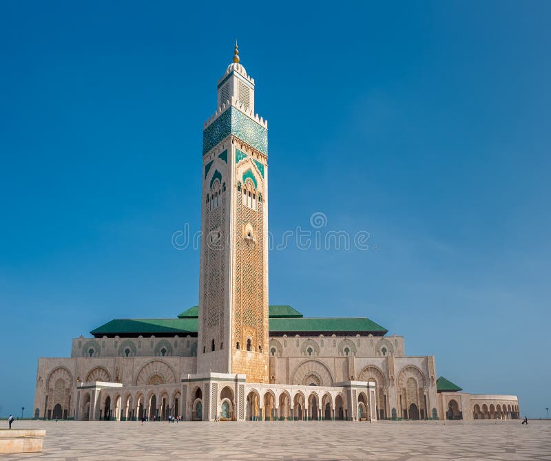 Moschea Hassan II, Casablanca. Marocco Immagine Stock - Immagine di ...