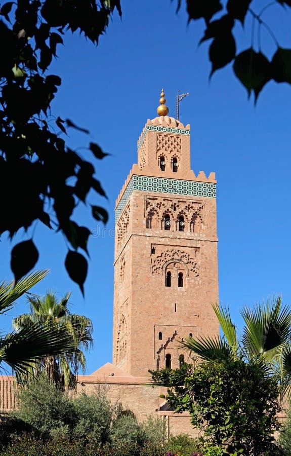 Una Moschea A Marrakesh, Marocco Immagine Stock - Immagine di algeria ...