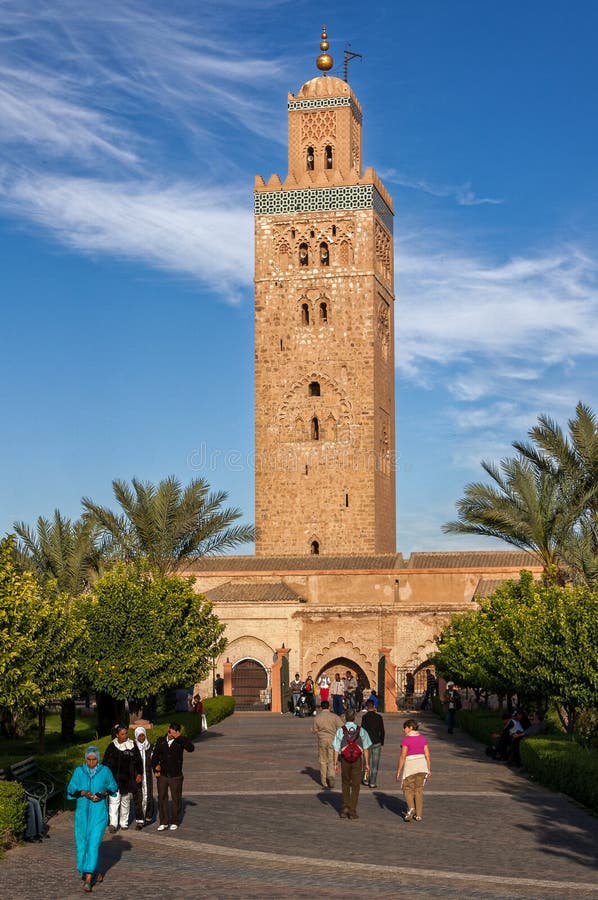 Moschea Di Koutoubia, Marrakesh, Marocco Fotografia Stock Editoriale ...