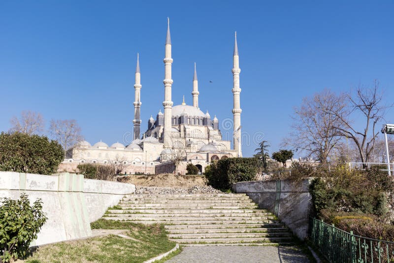 La Moschea Di Selimiye a Adrianopoli, Turchia Fotografia Editoriale ...