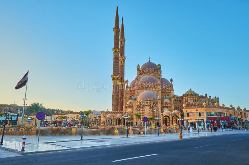 Moschea in Sharm El-Sheikh, Egitto Di Sahaba Fotografia Stock ...