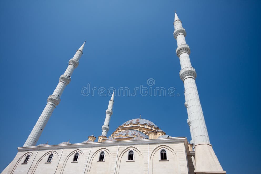 Moschee in Manavgat stockbild. Bild von mohamed, arabisch - 15335365