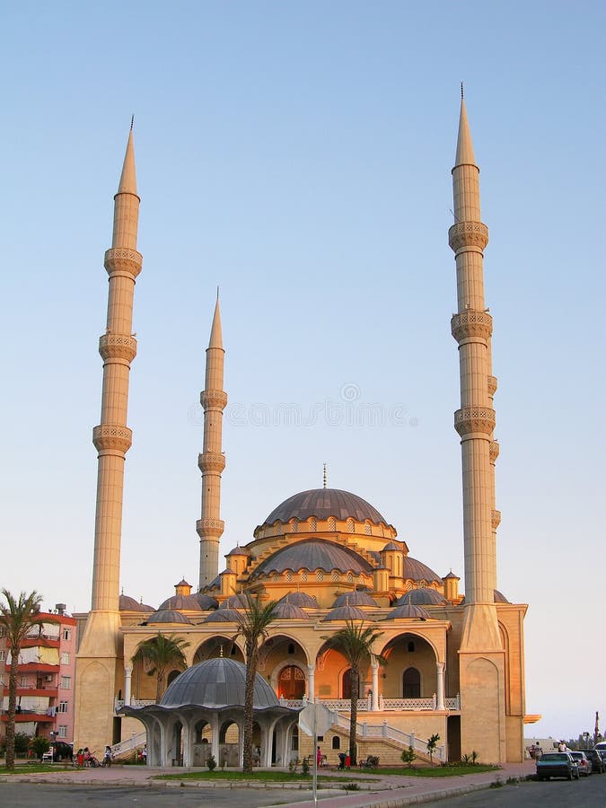 Moschee in Manavgat, Die Türkei Stockfoto - Bild von islam, mittlere ...