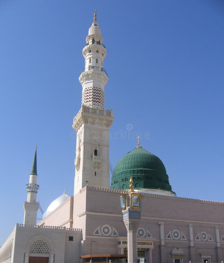 Moschee in Medina stockfoto. Bild von gebet, medina, arabien - 3646596