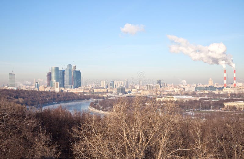 Moscow stock photo. Image of distance, season, space - 23188696