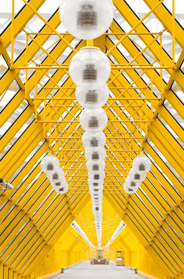 Moscow - Andreevsky Bridge Inside View Stock Photo - Image of ...