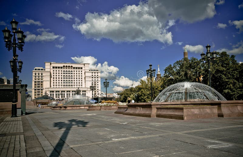 Moscow Centre editorial stock photo. Image of square - 25481553