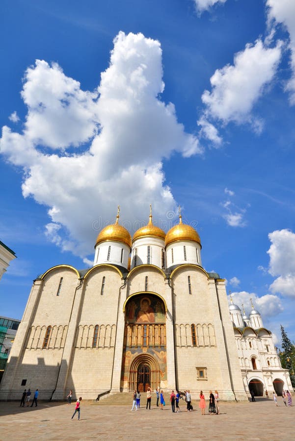 Moscow church editorial photography. Image of dome, blue - 45298177