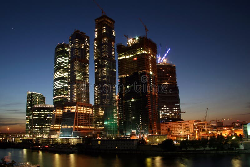 Moscow-City stock photo. Image of international, city - 6644820