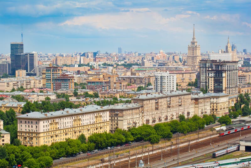 Moscow - city landscape stock image. Image of historical - 41586701