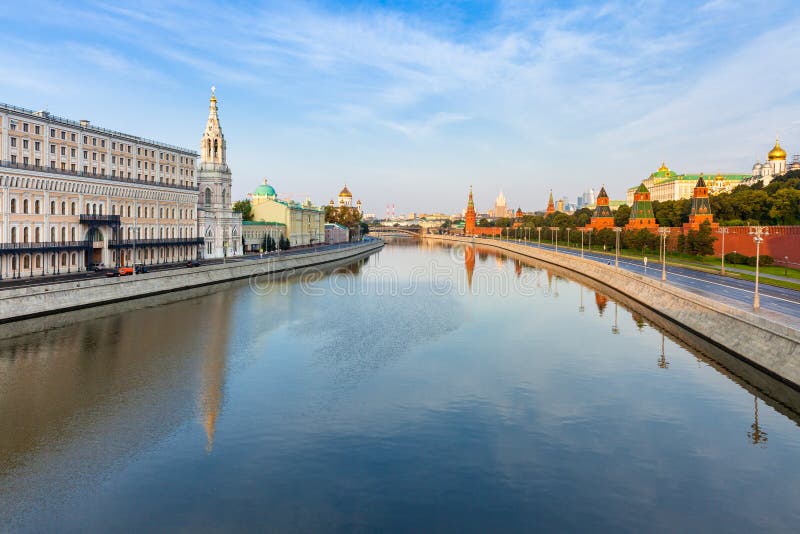 Moscow Kremlin in the Morning, Russia Stock Photo - Image of autumn ...