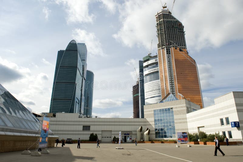 Moscow exhibition center editorial stock image. Image of famous - 22262639