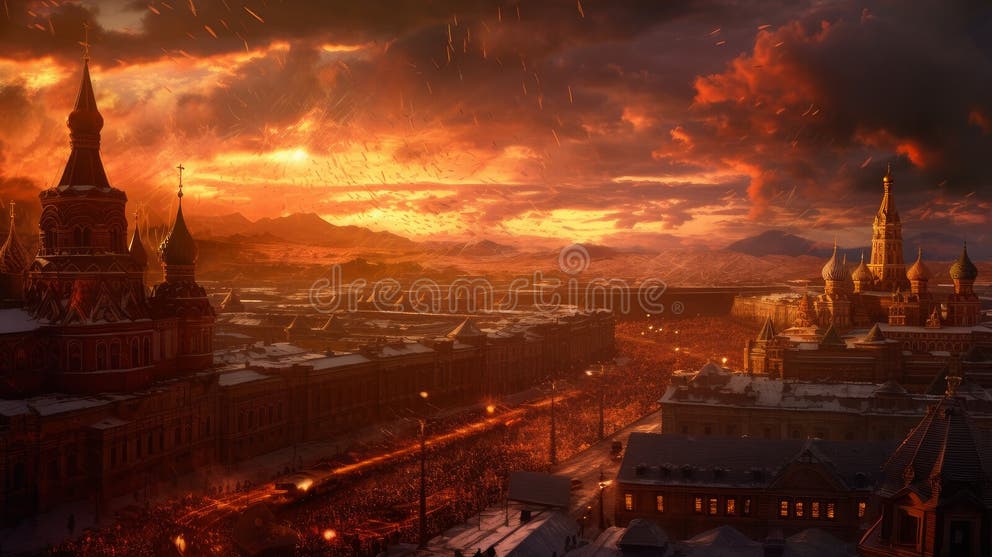 Burning Moscow Stock Illustrations – 46 Burning Moscow Stock ...