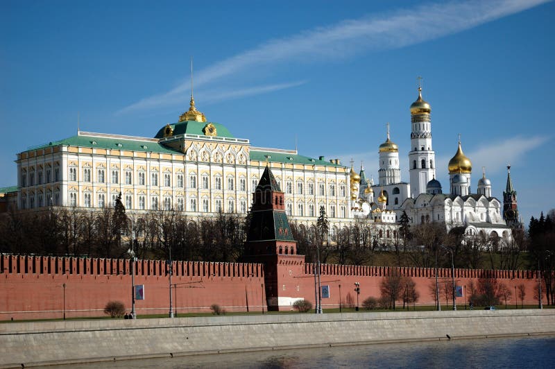Moscow Great Kremlin Palace Stock Image - Image of czar, green: 4684863