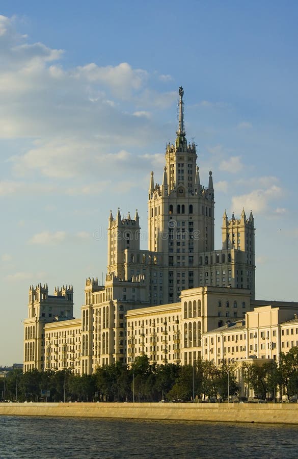 Moscow high stock photo. Image of cityscape, architecture - 3724452