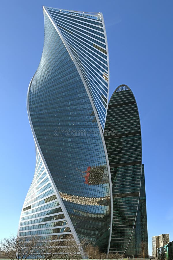 Moscow International Business Center. Evolution Tower, Skyscraper ...