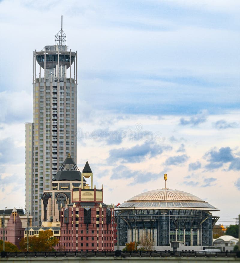Moscow International House of Music Stock Image - Image of mixed, high ...