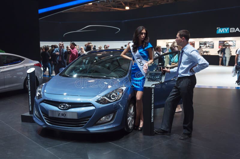 Moscow International Motor Show 2012 Editorial Photography - Image of ...