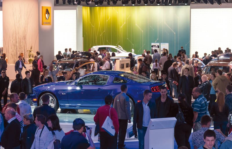 Moscow International Motor Show 2012 Editorial Stock Image - Image of ...