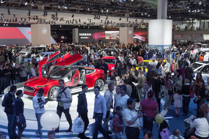 Moscow International Motor Show 2012 Editorial Photography - Image of ...