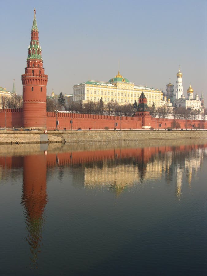 Moscow Kremlin stock image. Image of tower, history, wall - 1224415