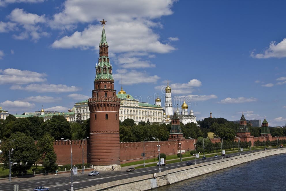 Moscow, Kremlin stock photo. Image of fort, architecture - 17716218