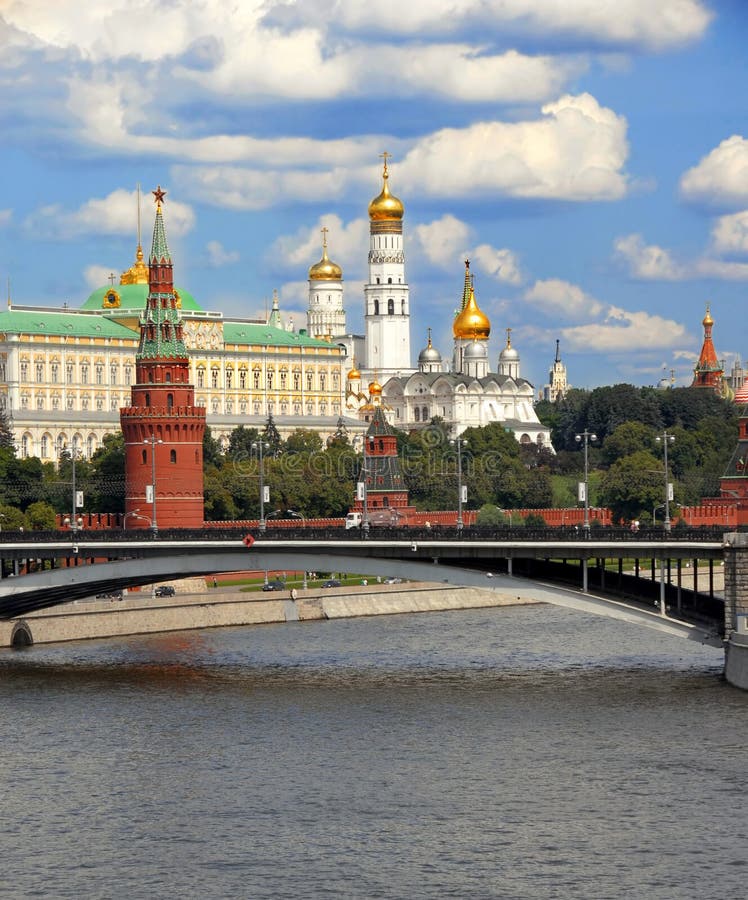 The Kremlin in Moscow stock photo. Image of sightseeing - 12943564