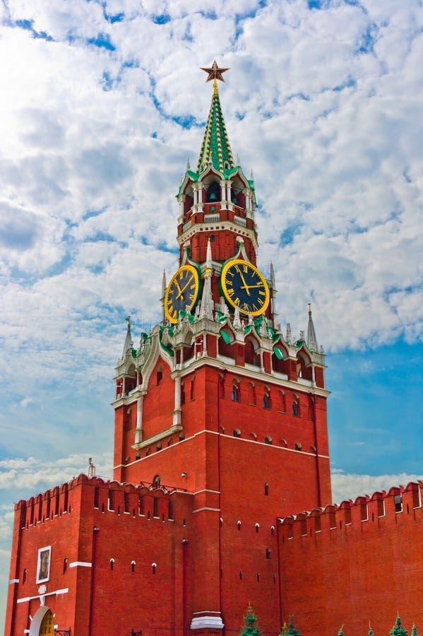Moscow Kremlin stock photo. Image of famous, blue, ancient - 23478352