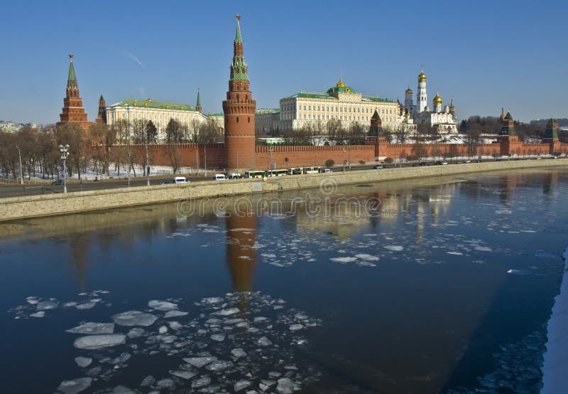 Moscow, Kremlin stock image. Image of block, fortress - 28512727