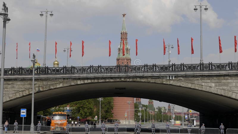 Moscow Kremlin Embankment View of the Great Kremlin Palace Editorial ...