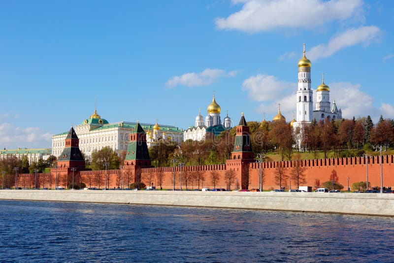 Moscow. Kremlin. stock photo. Image of architecture, paving - 79661778