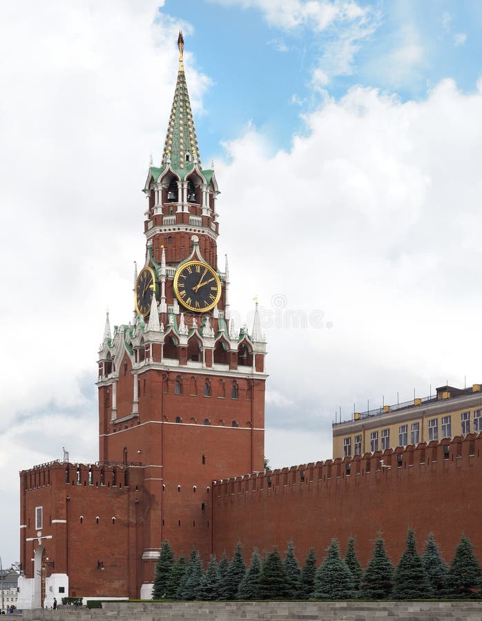 The Moscow Kremlin. stock photo. Image of city, architecture - 41990366