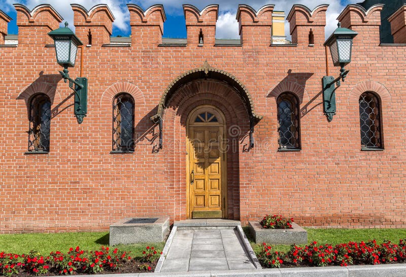 Moscow Kremlin s wall stock image. Image of alexander - 58131951