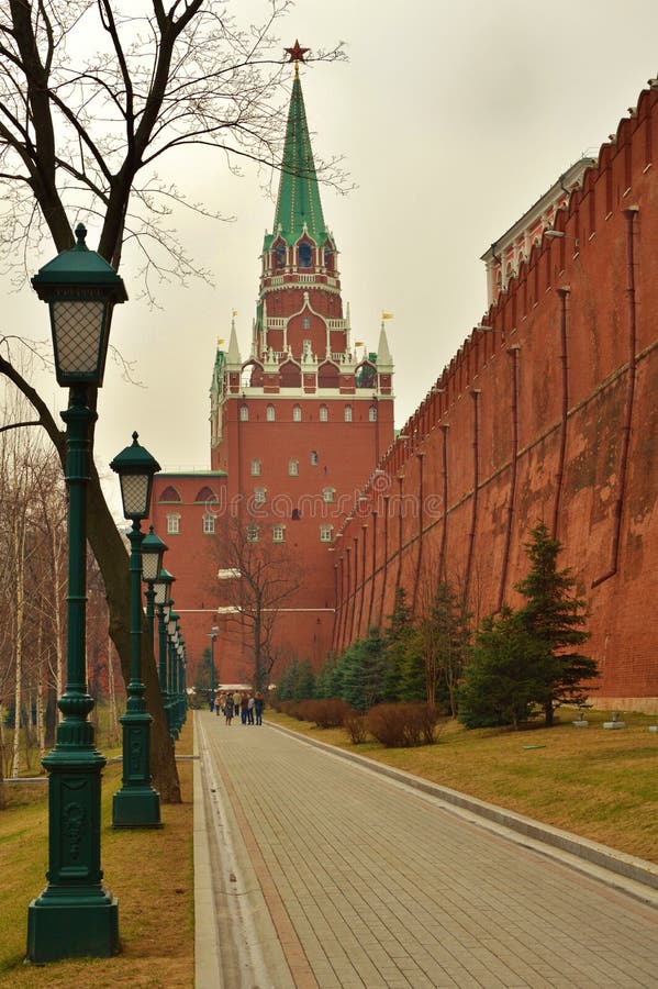 The Moscow Kremlin stock image. Image of fort, kremlin - 70398765
