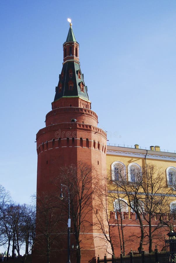 Moscow, Kremlin tower stock photo. Image of town, landmark - 12731508