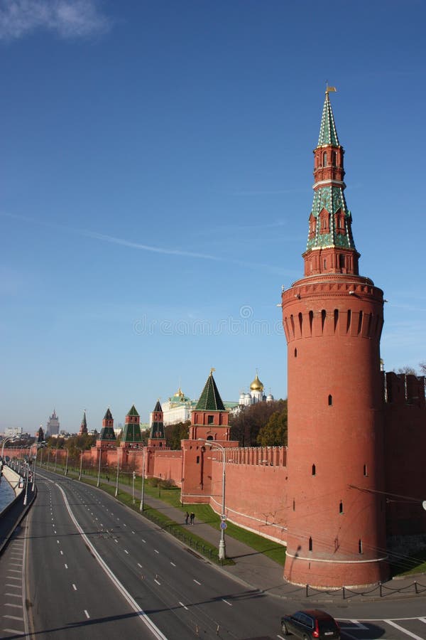 Moscow. Kremlin. Towers. stock image. Image of skies - 17482539