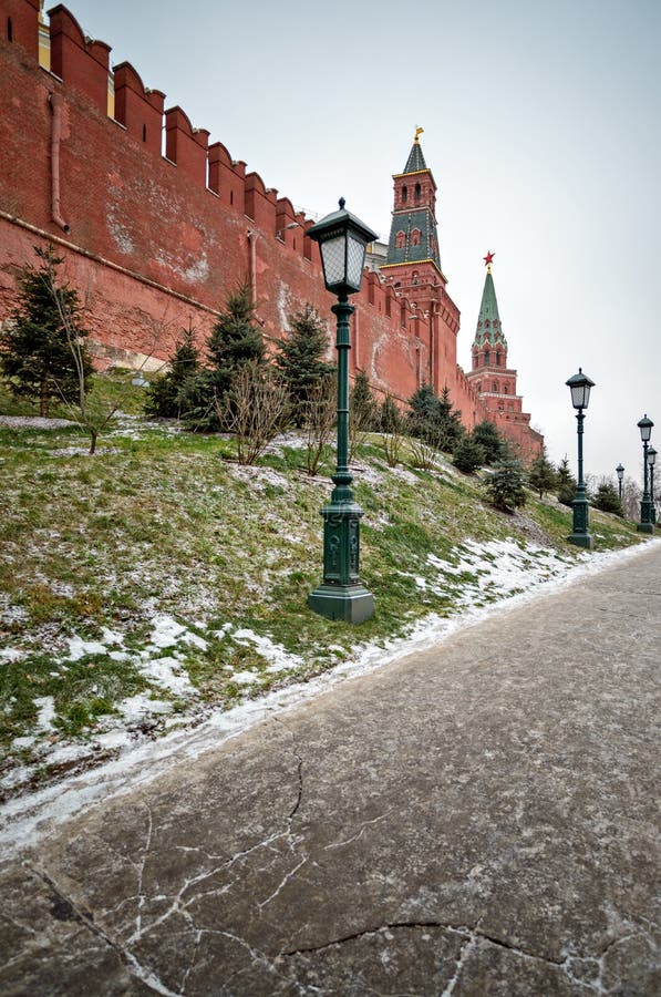Moscow Kremlin wall stock photo. Image of federation - 37652050