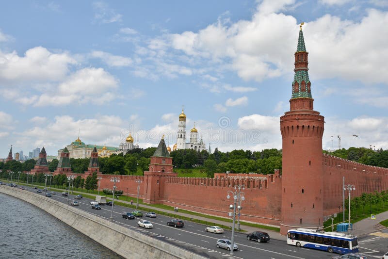 The Moscow Kremlin. stock image. Image of cultures, fort - 67087939