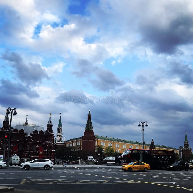 Moscow editorial stock image. Image of city, moscow, road - 93414779