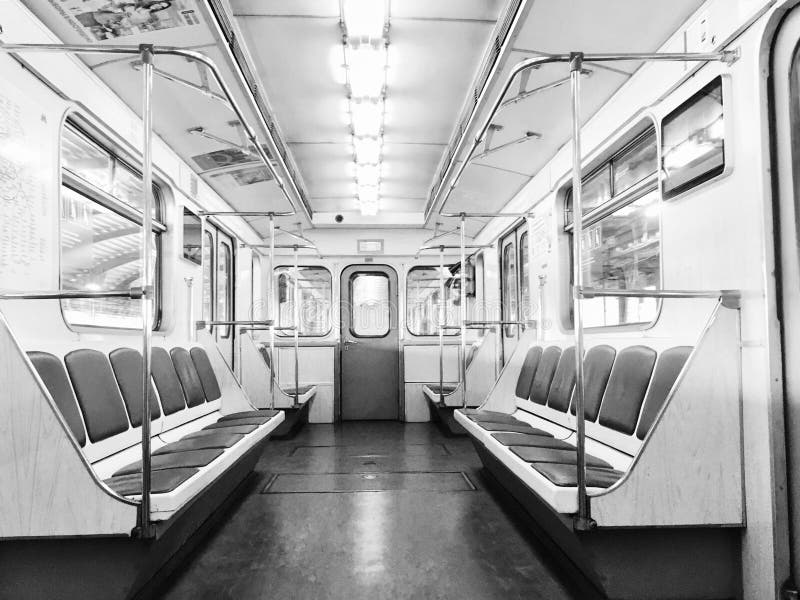Moscow Metro Train editorial stock photo. Image of public - 157617628
