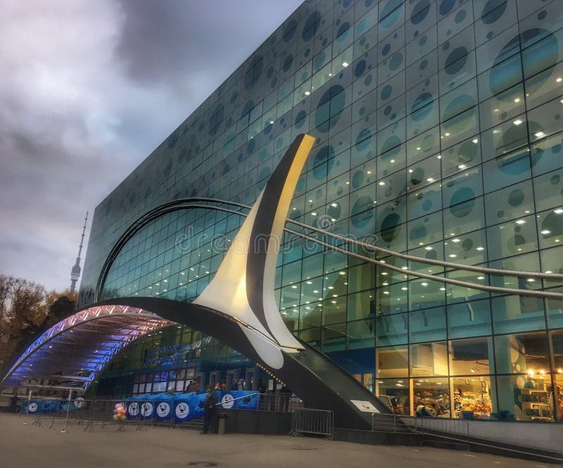 Moscow modern architecture editorial image. Image of architecture ...