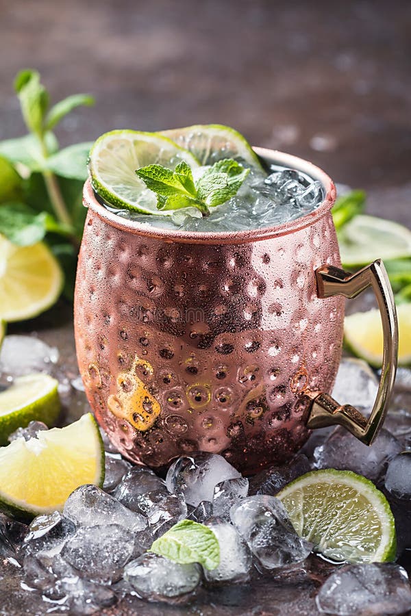 Moscow mule cocktail stock photo. Image of liquor, liquid - 129019592