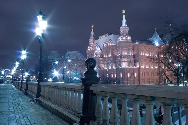 Moscow Red Square stock photo. Image of night, kremlin - 18228170
