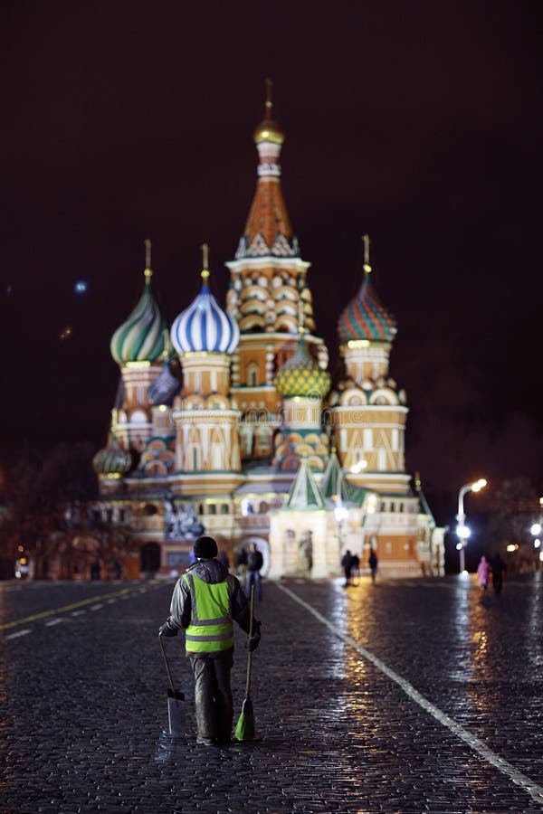 Moscow Night Historical Museum Editorial Stock Photo - Image of tourism ...