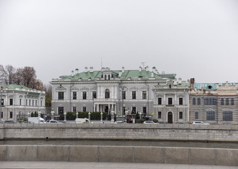 MOSCOW - OCTOBER 14: the British Embassy in Moscow on October 14, 2017 ...